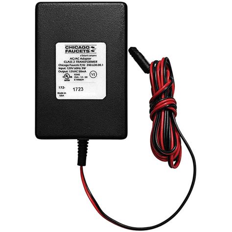 Chicago Faucets 240 630 00 1t Plug In Single Use Class 2a Transformer