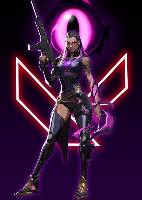 Purple Eyes Phoenix Reyna Hd Valorant Wallpapers Hd W