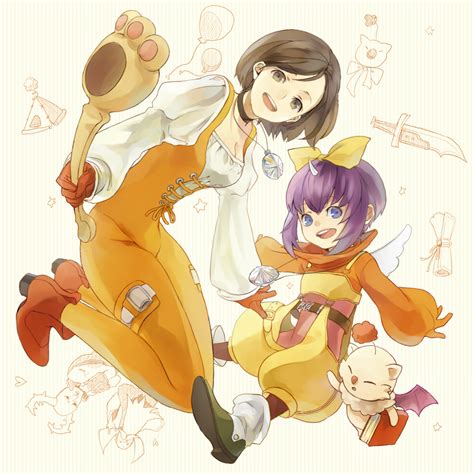 Moogle Garnet Til Alexandros Xvii Eiko Carol And Ramuh Final Fantasy And 1 More Drawn By