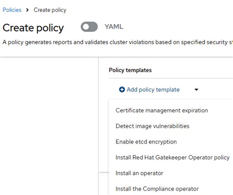ACM Governance And PolicyGenerator