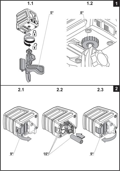 Crown Ct44047 Digital Measuring Line Laser Instruction Manual