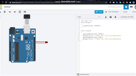 Controlling An Led Using Arduino Uno Youtube