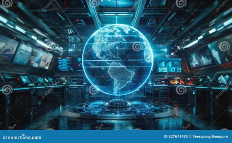 Geopolitical Risk Analysis On A Holographic Globe Future Corporate