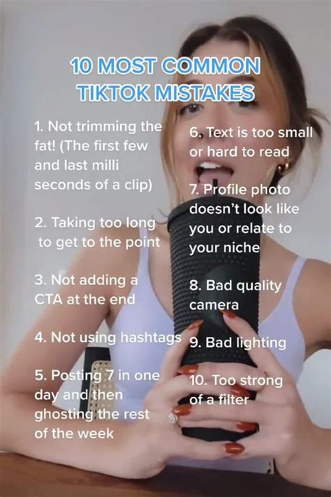 Common Tiktok Mistakes Artofit