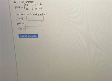 Solved Given The Function F X X X X