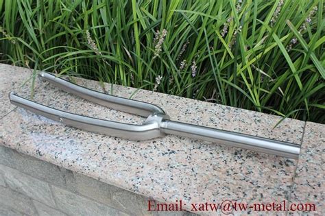Titanium Road Bicycle Fork 700c Titanium Bicycle Fork Thru Axle Dropout