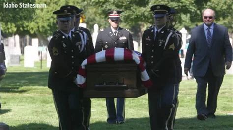Idahos Gov Cecil Andrus Laid To Rest Video Idaho Statesman