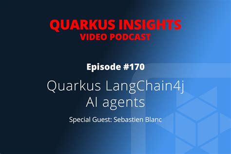 Quarkusio On Linkedin ⏰ Starting Soon Join Us For Quarkus Insights Ep