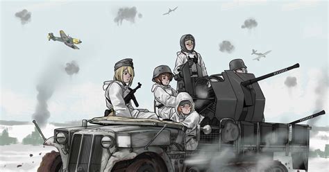 Militarygirl Sdkfz 10 Marijanのイラスト Pixiv