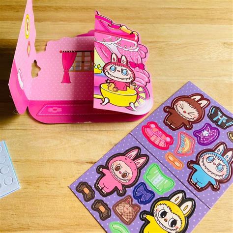 ตุ๊กตากระดาษ บ้านจิ๋ว ลาบูบู้ สุ่มลาย 1 ชิ้น Th