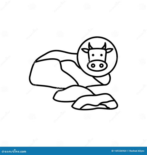 Tenderloin Meat Icon Simple Line Outline Vector Batcher Icons For Ui