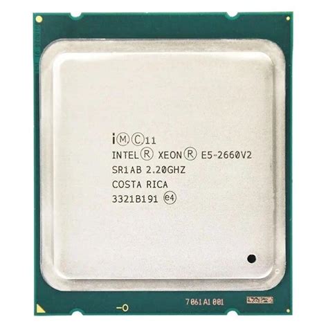 Процессор Intel S2011 Xeon E5-2660 v2 (2.2GHz 10 Core 20 Threads 95W ...