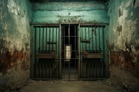 Premium Photo Prison Doors Old Generate Ai