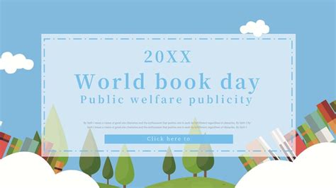 World Book Day Public Welfare Powerpoint Templete Ppt Free Download