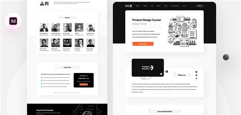 Design Course Landing Template For Xd Xdguru