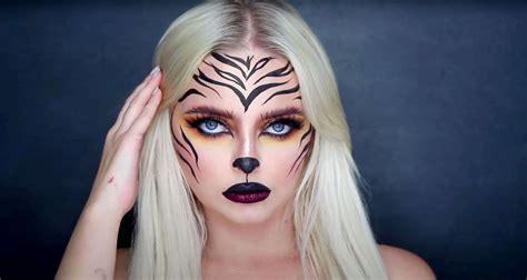 Halloween Tiger Makeup
