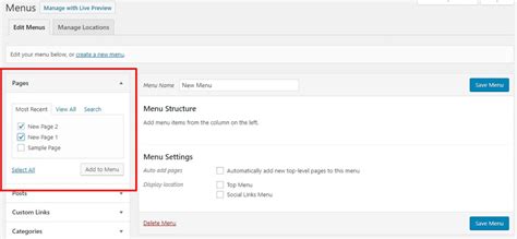 Adding A Dropdown Menu With Pages In Wordpress A Step By Step Guide Themespanda A Free