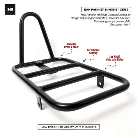 Jual PAKET KERANJANG SEPEDA SATU SET Paket Bundling Termurah Rak Pannier ALL BIKE Custom BY
