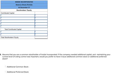 Solved Inside Incorporated Was Issued A Charter On January Chegg
