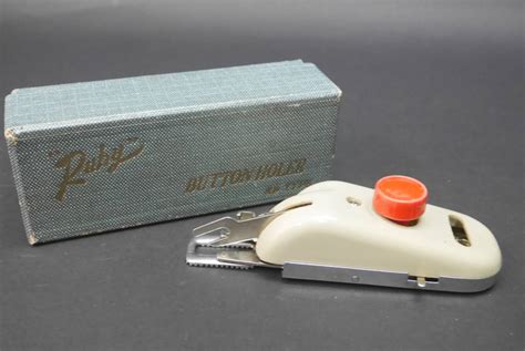 145 Ruby Buttonholer ボタンホーラー ボタン穴カガリ器 Rb ミシン ｜売買されたオークション情報、yahooの商品情報を