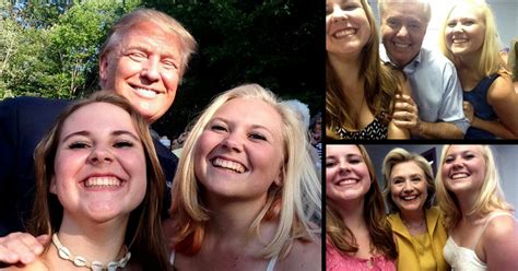 Addy 17 Og Emma 15 Har Tatt Selfies Med Nesten Alle Presidentkandidatene
