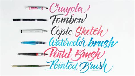 Online Calligraphy Class 3 The Brush Pen Letters On Behance