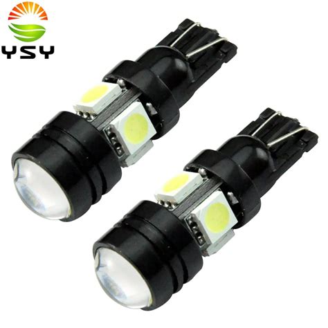 High Power 2x Car Led Bulbs 194 T10 Wedge 501 W5W 5050 4SMD High Power