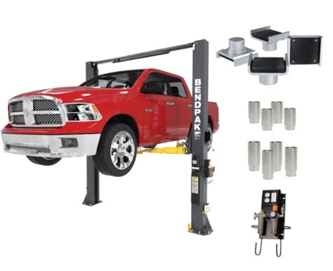 Bendpak 10ap Pro Series Adj Width Ali 2 Post Lift Combo Best Buy Auto