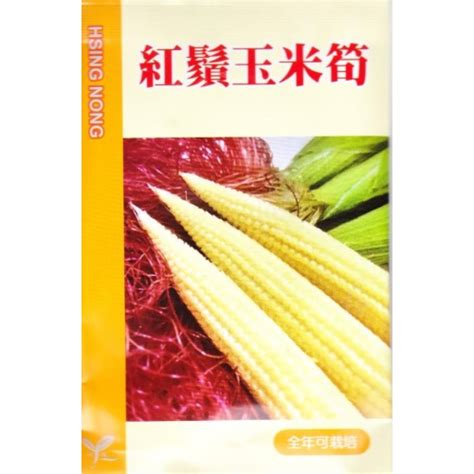 愛上種子 玉米筍紅鬍 【蔬果種子】興農牌中包裝 每包約8公克 種子批發 Iopen Mall