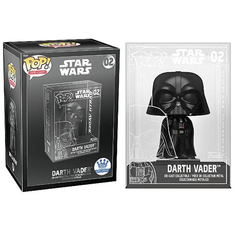 Funko Pop Die Cast Star Wars Darth Vader 02 Exclusivo Original Moça