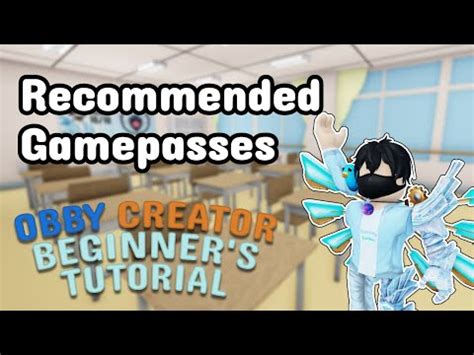 Obby Creator Beginner S Tutorial Gamepasses YouTube