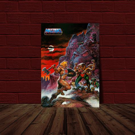 Masters Of The Universe He Man Vs The Snake Men Etsy