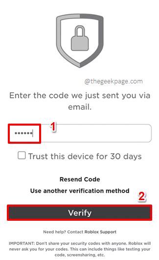 Proses Verifikasi 2 Langkah Roblox Tidak Mengirim Kode Verifikasi Email