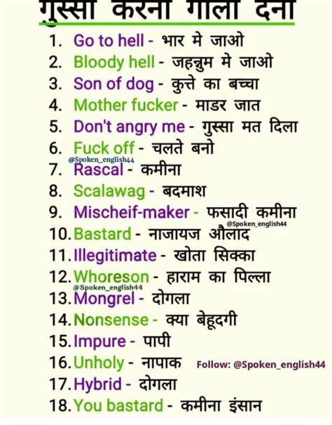 Gali In English Ideas English Word Book Good Vocabulary Words English Vocabulary Words