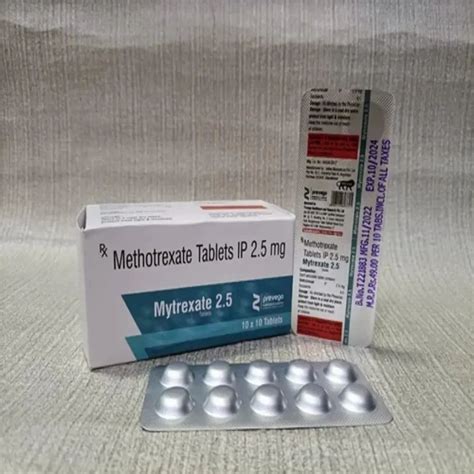 Methotrexate 25 Mg Tablet At ₹ 50stripe Bagadganj Nagpur Id 2851910558030