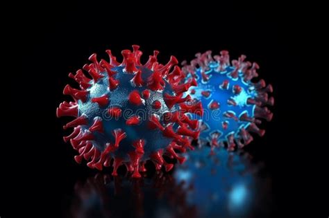 Abstract Virus Model Generative Ai Stock Illustration Illustration