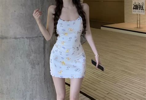 애니멀 끈 나시 미니 원피스 물결 미니 원피스 나시 미니 원피스 끈 미니 원피스 물결 나시 원피스 섹시 원피스 글램 원피스 Bj 여캠 방송 홀복 페스티벌 이벤트 여름 원피스