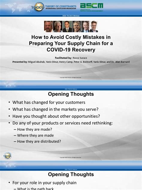 Theory Of Constraint How To Avoid Costly Mistakes Pdf