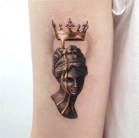 Pin By Kerry💜 On Tattoo🌿 Gold Tattoo Ink Crown Tattoo Tattoo Artists