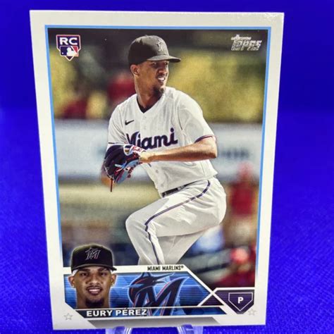 CARTE RECRUE EURY Perez 2023 Topps Update Series RC US139 Miami