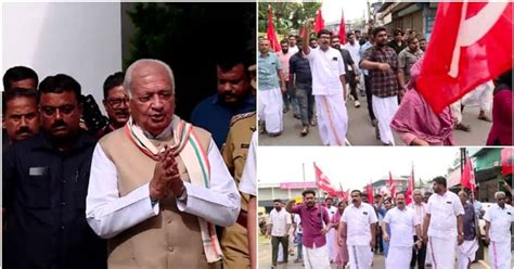 Arif Mohammed Khan ഗവർണർക്കെതിരായ അസഭ്യ മുദ്രാവാക്യം എസ്എഫ്ഐ പ്രവ