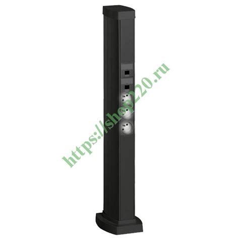 Мини-колонна Legrand Snap-On алюминиевая с крышкой из пластика 4 секции ...