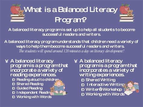 Balanced Literacy Program