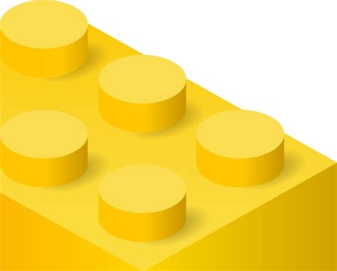 lego red plastic building block royalty free vector image