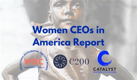 Women Ceos In America Report Women Business Collaborative