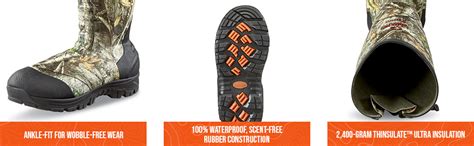 Guide Gear Mens Ankle Fit Hunting Boots Insulated