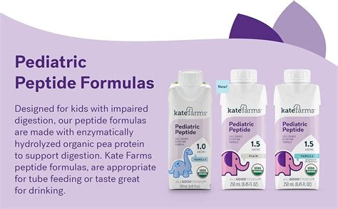 Kate Farms Organic Vegan Plant Based Pediatric Peptide 15