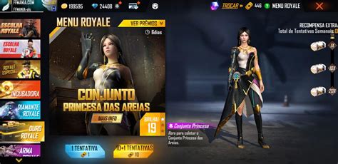 Free Fire recebe o primeiro Ouro Royale de o pacote Sultão de Seda Free Fire Mania