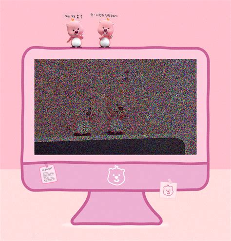 잔망루피 모니터 피규어 갓생 루피 데스크테리어 감도 깊은 취향 셀렉트샵 29cm