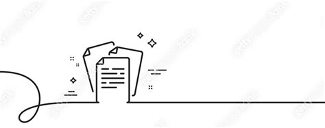 documents line icon doc file page sign continuous line with curl